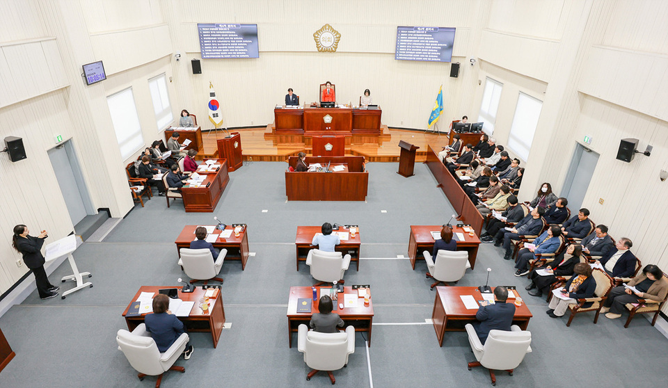 과천시의회 2026년 본예산안 4천917억 원 가결